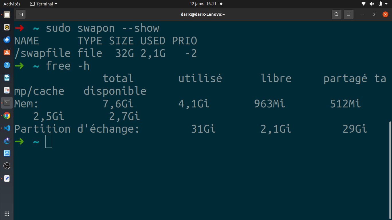 IREX - Comment ajouter ou réduire sa mémoire swap sur linux