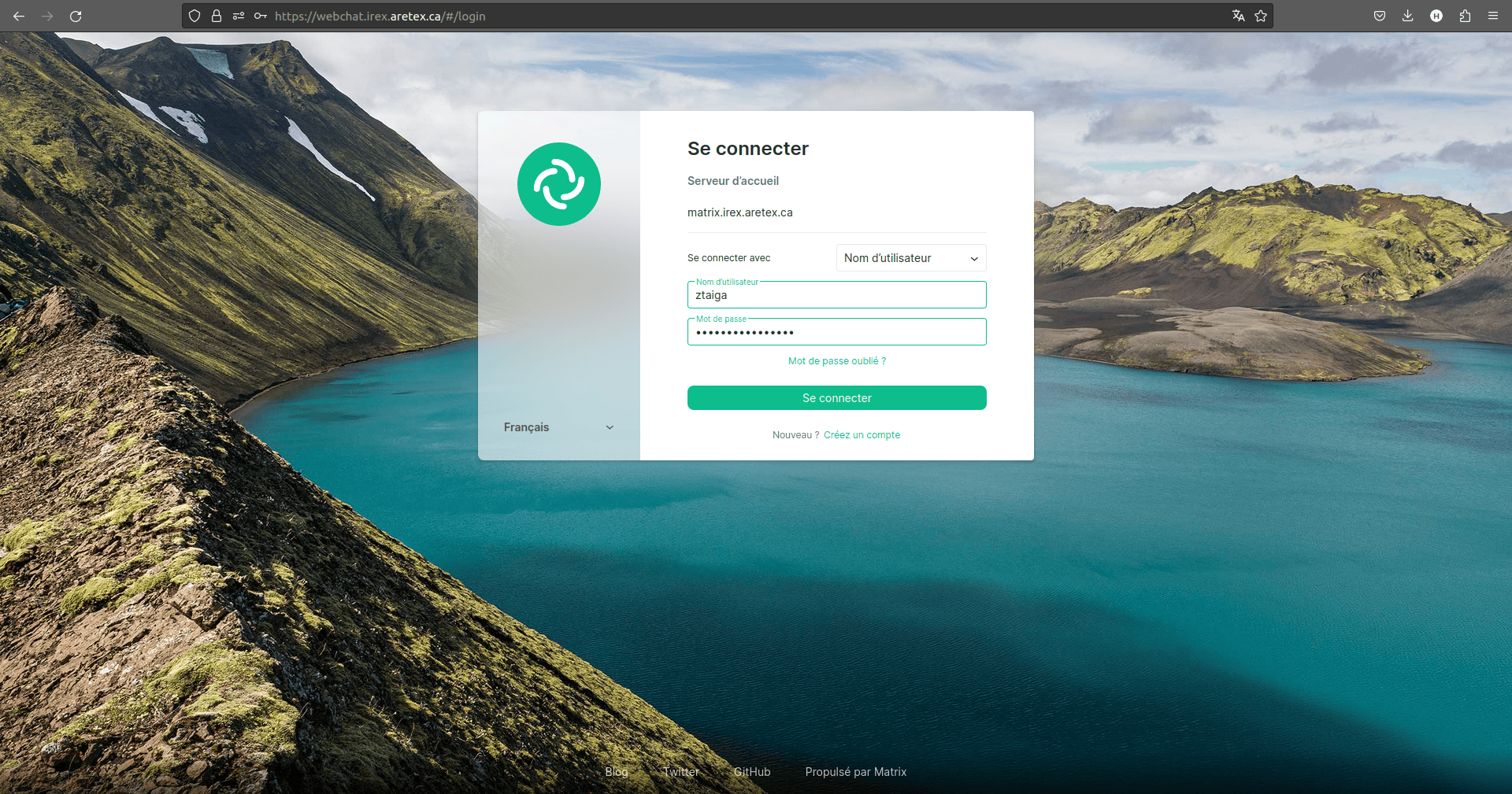 IREX - Guide d'utilisation pour accepter une invitation sur Element IREX - Guide d'utilisation pour accepter une invitation sur Element